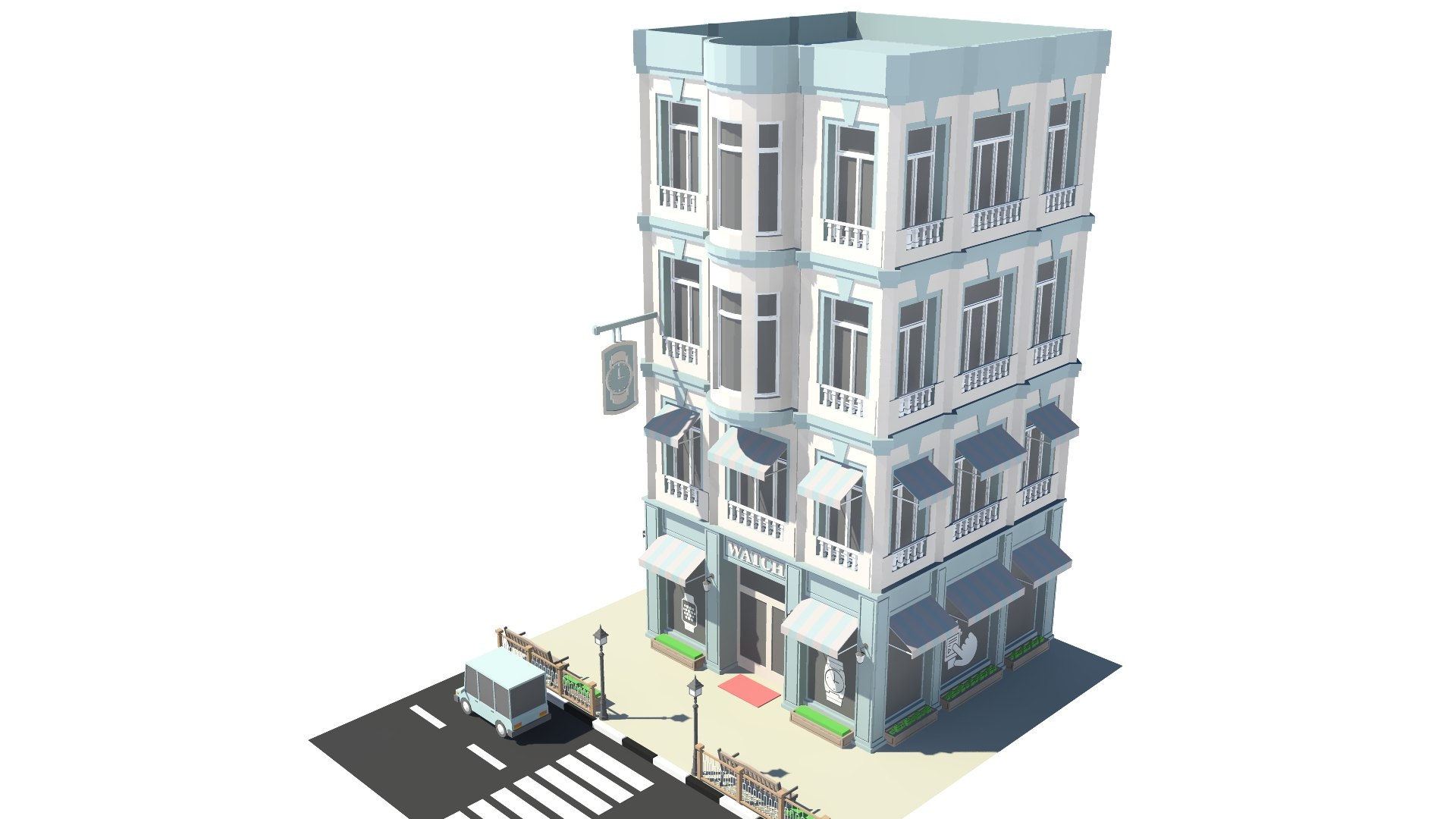 Watchshop 01 3D Model - TurboSquid 1487825