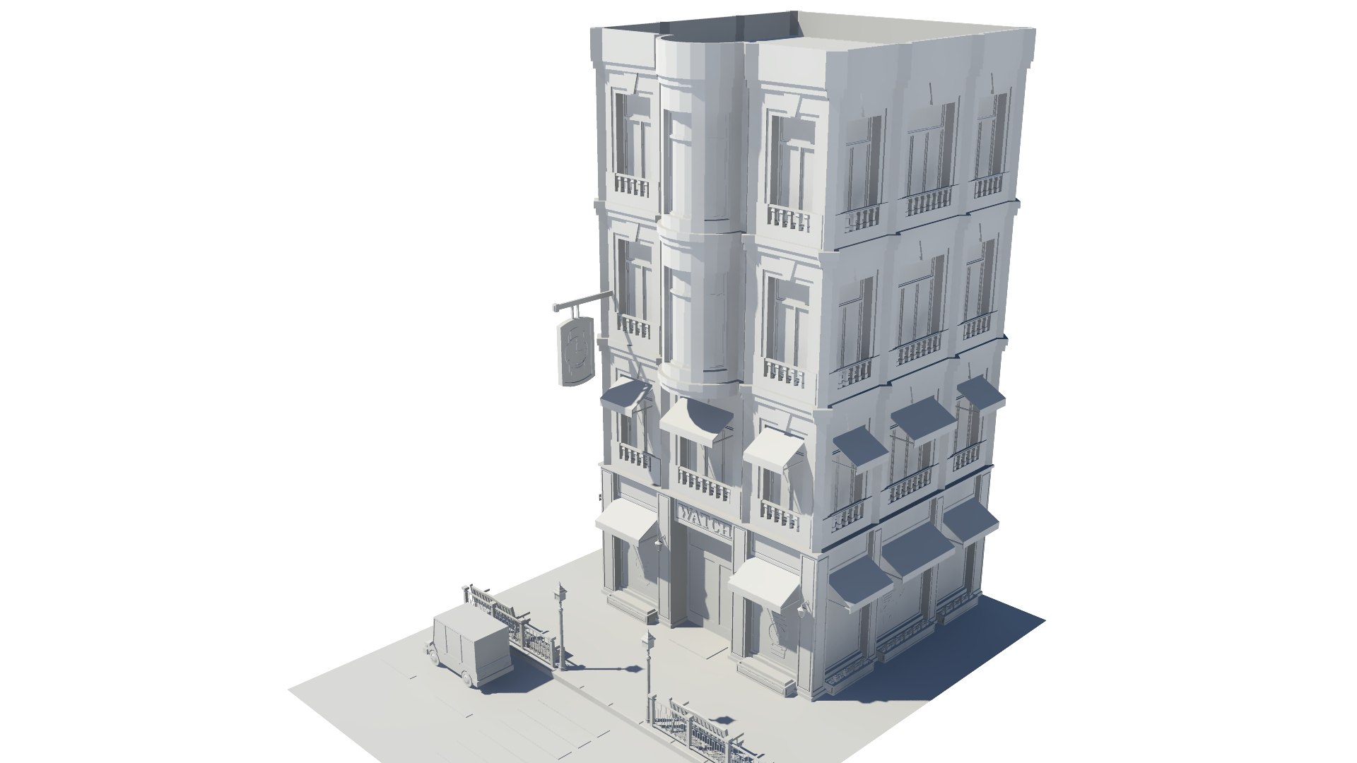 Watchshop 01 3D Model - TurboSquid 1487825