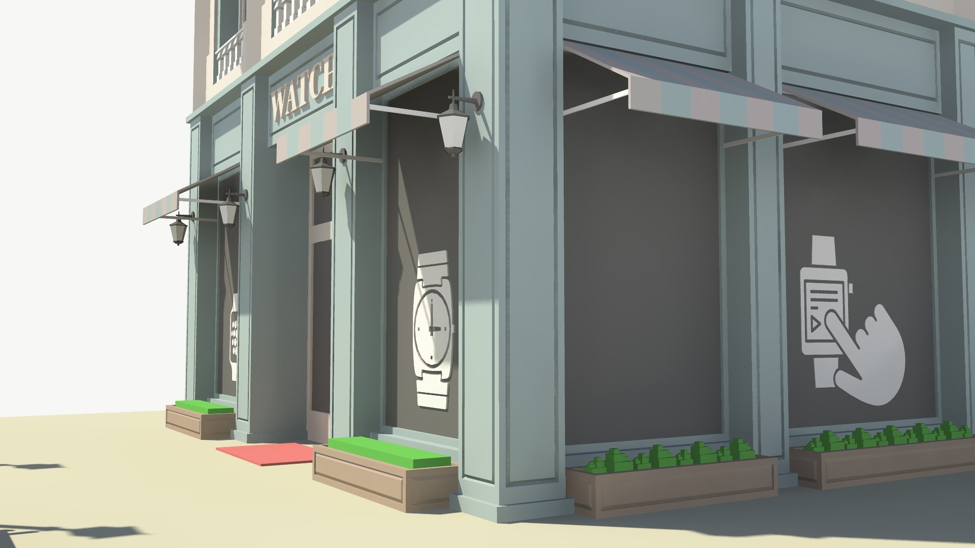 Watchshop 01 3D Model - TurboSquid 1487825