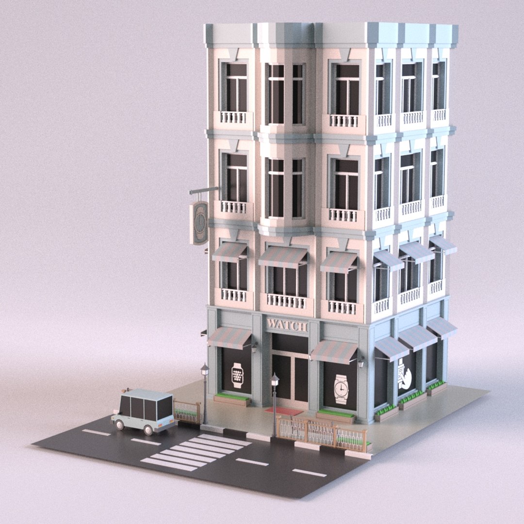 Watchshop 01 3D Model - TurboSquid 1487825