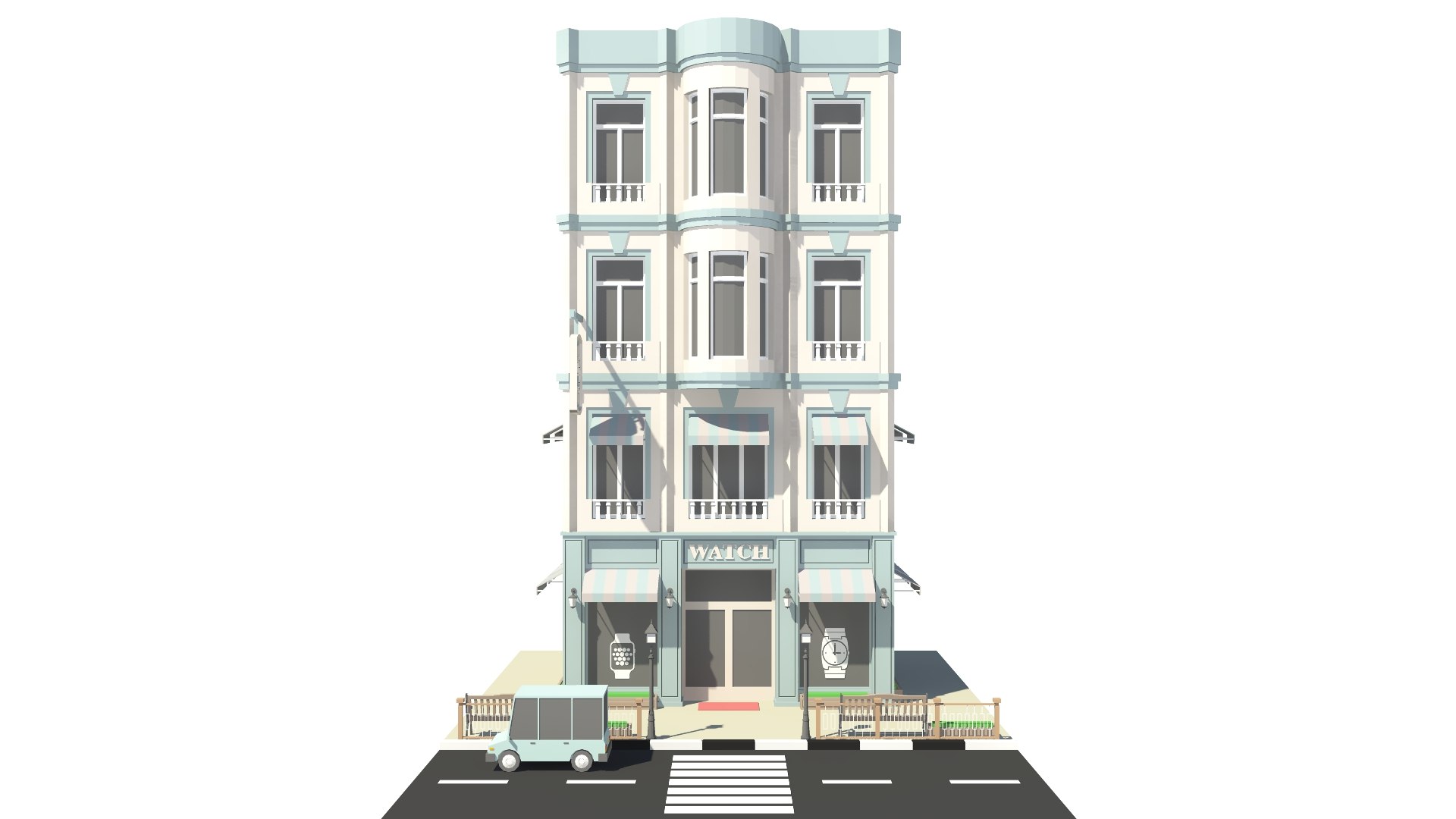 Watchshop 01 3D Model - TurboSquid 1487825