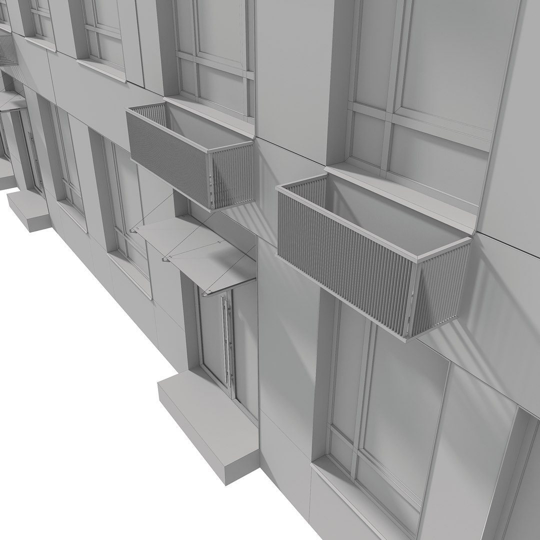 3D Residential Building 004 - TurboSquid 2060201