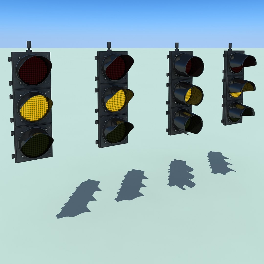 Traffic Lights 3d Model