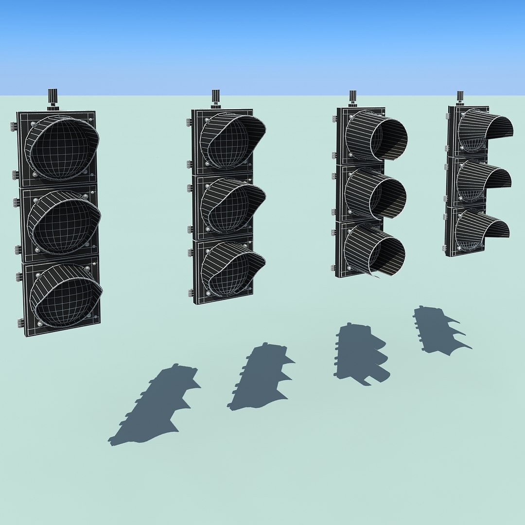 Traffic Lights 3d Model
