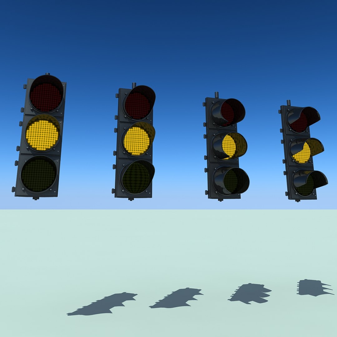 Traffic Lights 3d Model