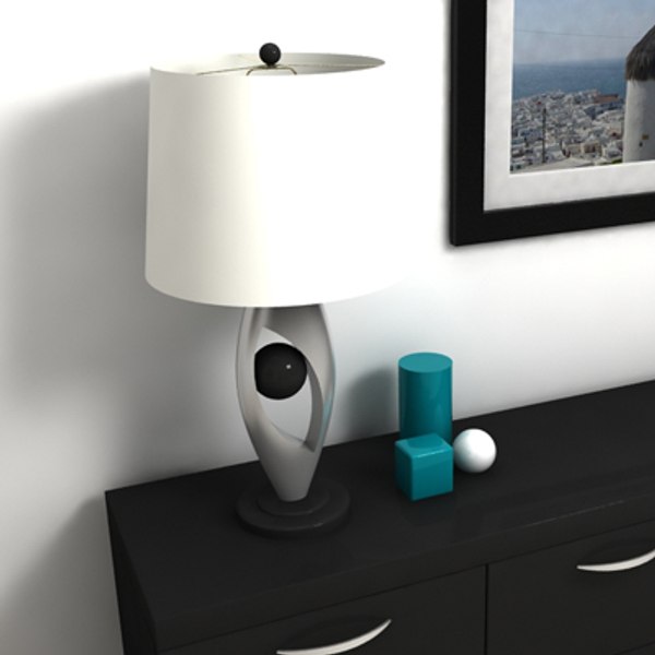 3d modern lamp model