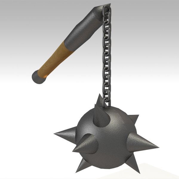 3D ball chain flail model - TurboSquid 1358861