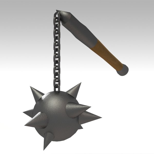 3D ball chain flail model - TurboSquid 1358861