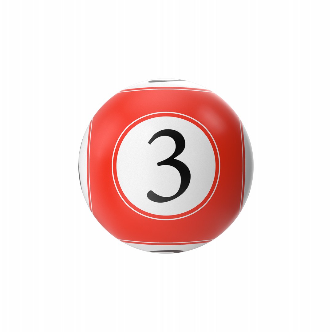 Bingo Ball 3 3D - TurboSquid 2245609