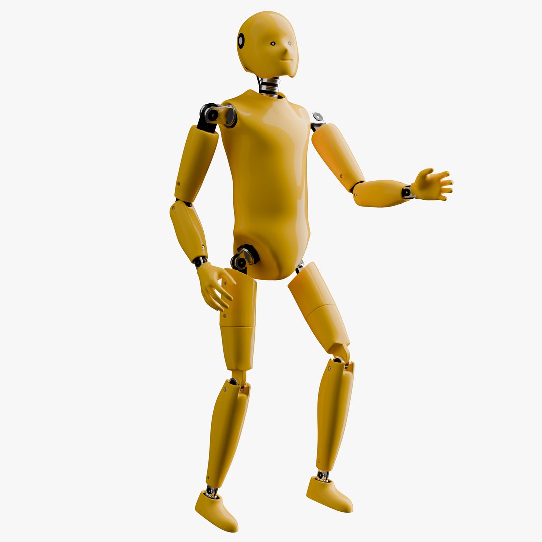 3D Rigged Crash Test Child Mannequin Model - TurboSquid 2198087
