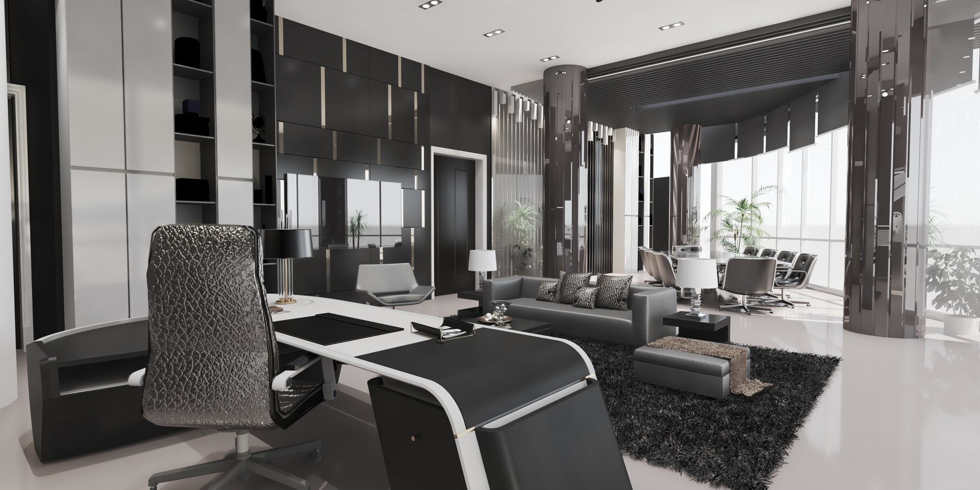 3D Modern Office Model - TurboSquid 2126841