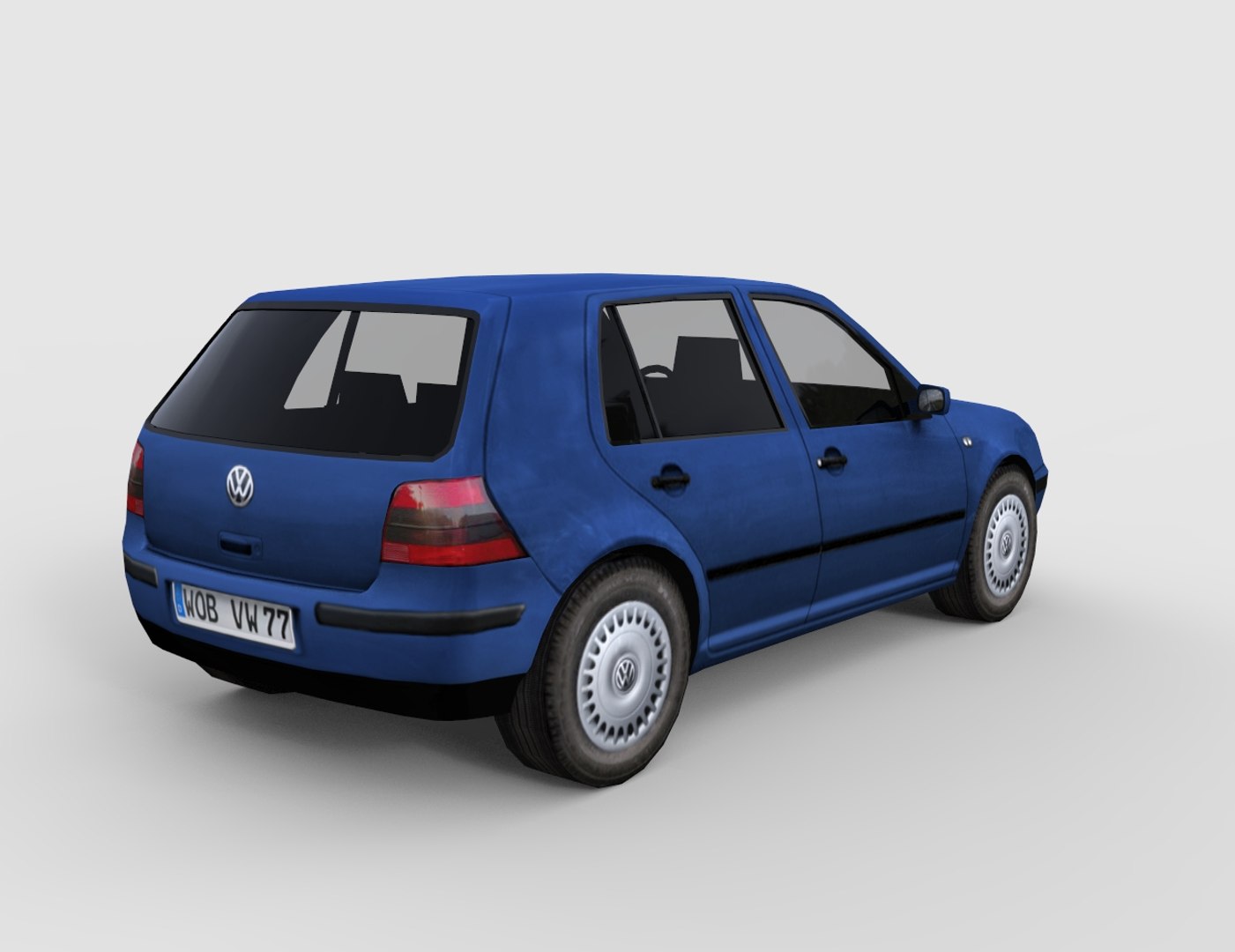 Obj Multicolor Volkswagen Golf