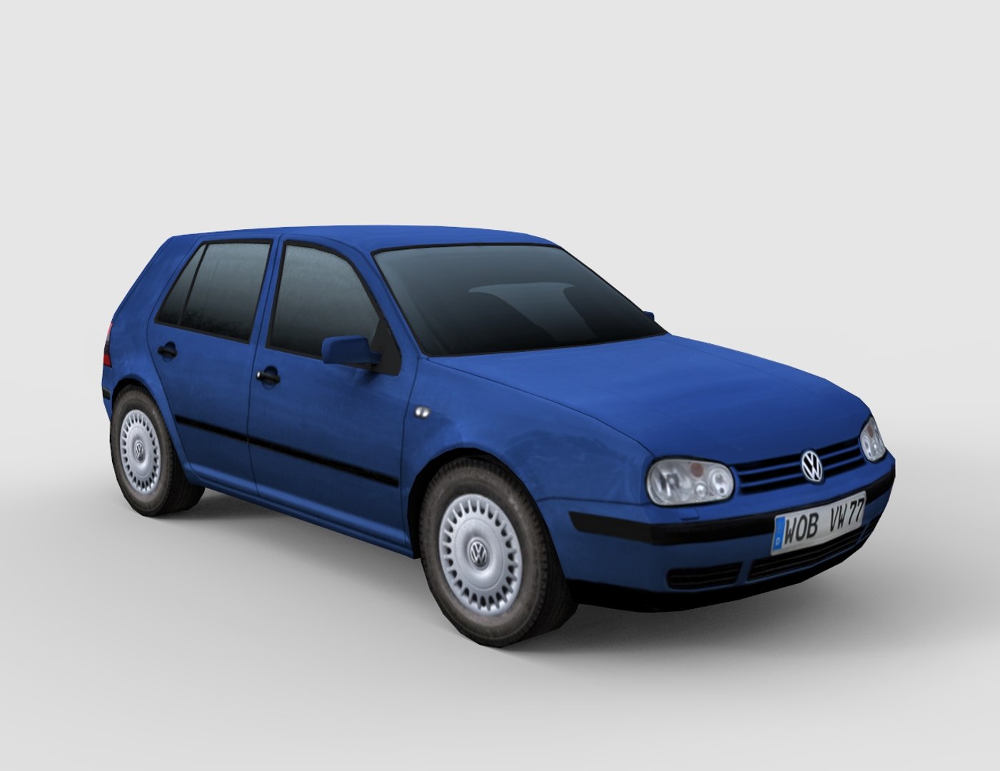 Obj Multicolor Volkswagen Golf