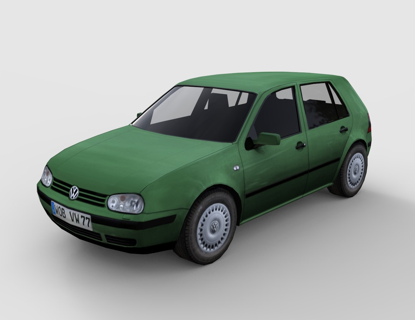 Obj Multicolor Volkswagen Golf