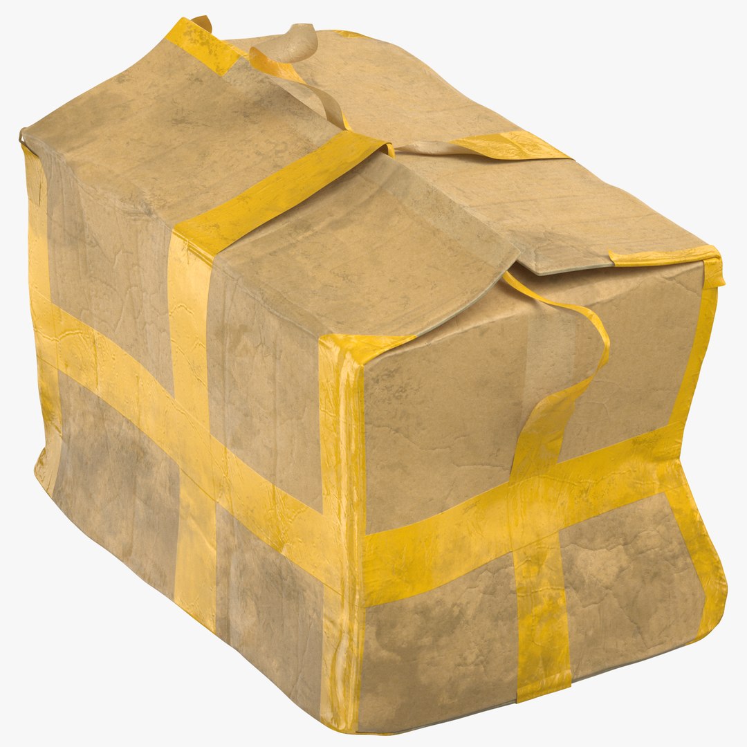 3D Old Damaged Cardboard Boxes Model - TurboSquid 1493077