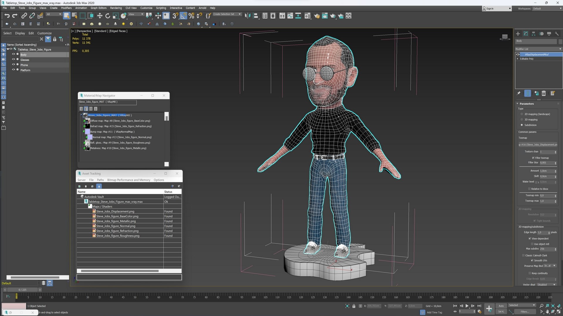 3D Tabletop Steve Jobs Figure For 3D Print - TurboSquid 2285479