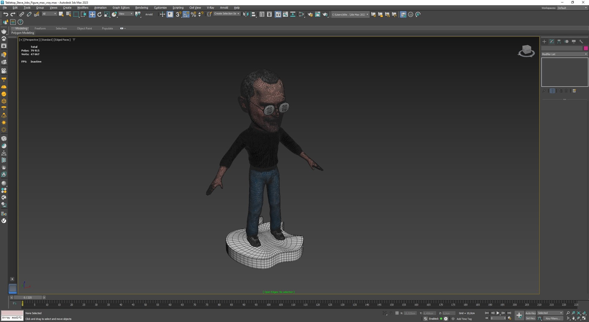 3D Tabletop Steve Jobs Figure For 3D Print - TurboSquid 2285479