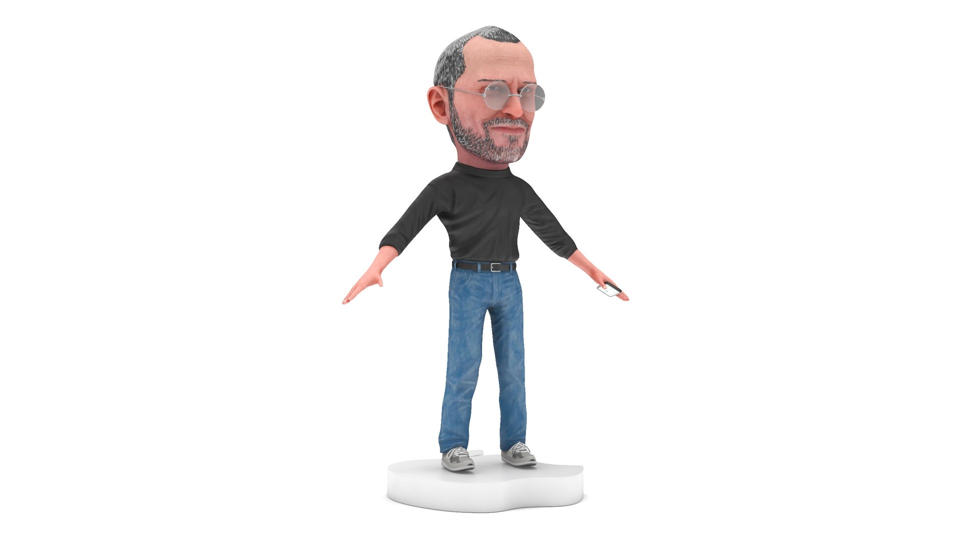 3D Tabletop Steve Jobs Figure For 3D Print - TurboSquid 2285479