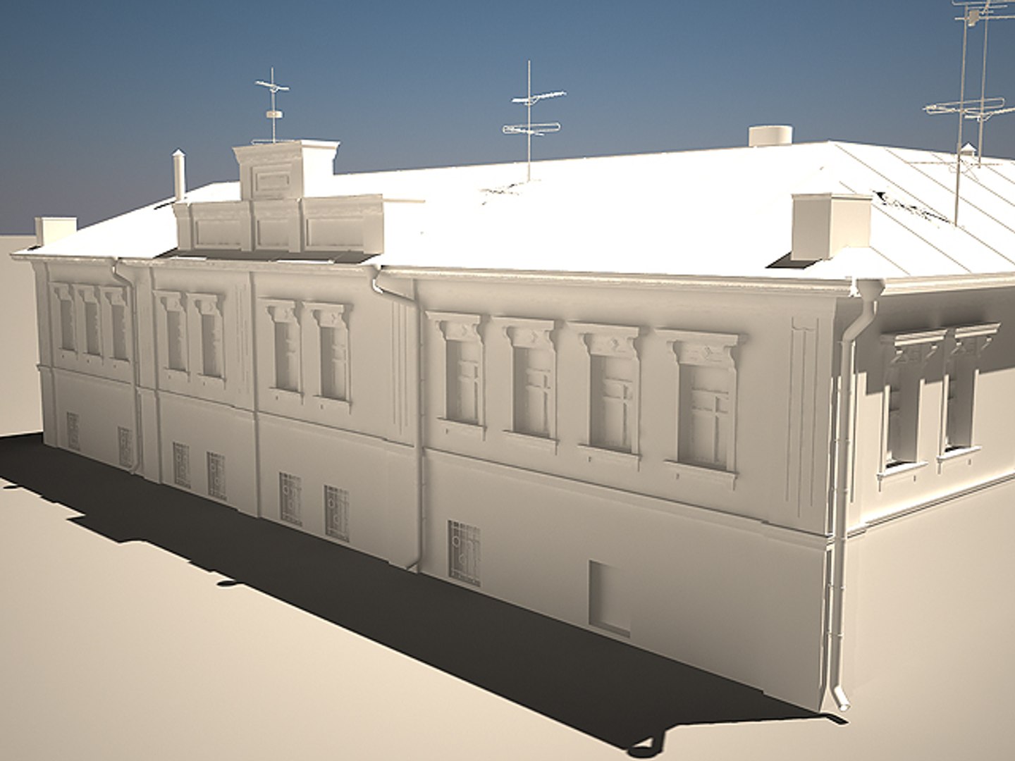 Real Old Building 3d Max
