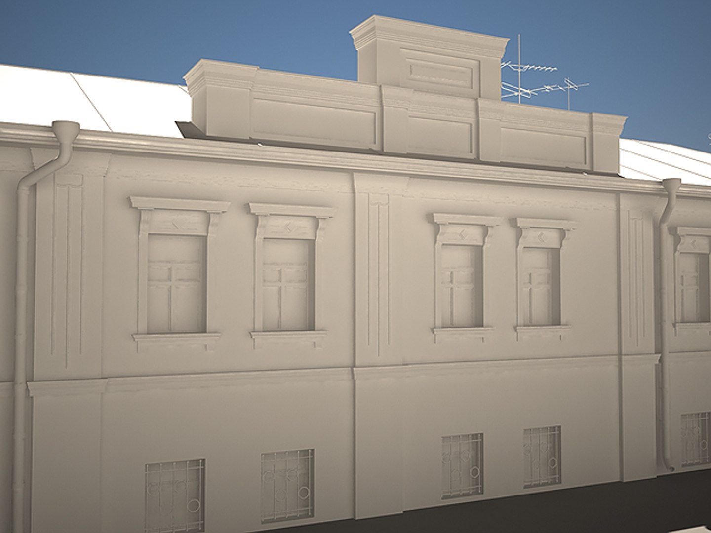 Real Old Building 3d Max