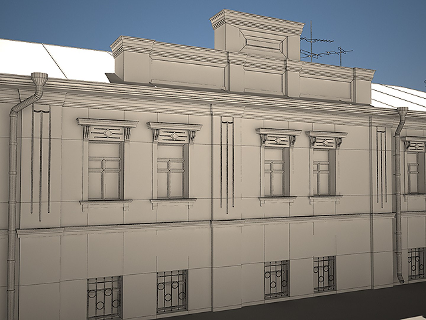 Real Old Building 3d Max