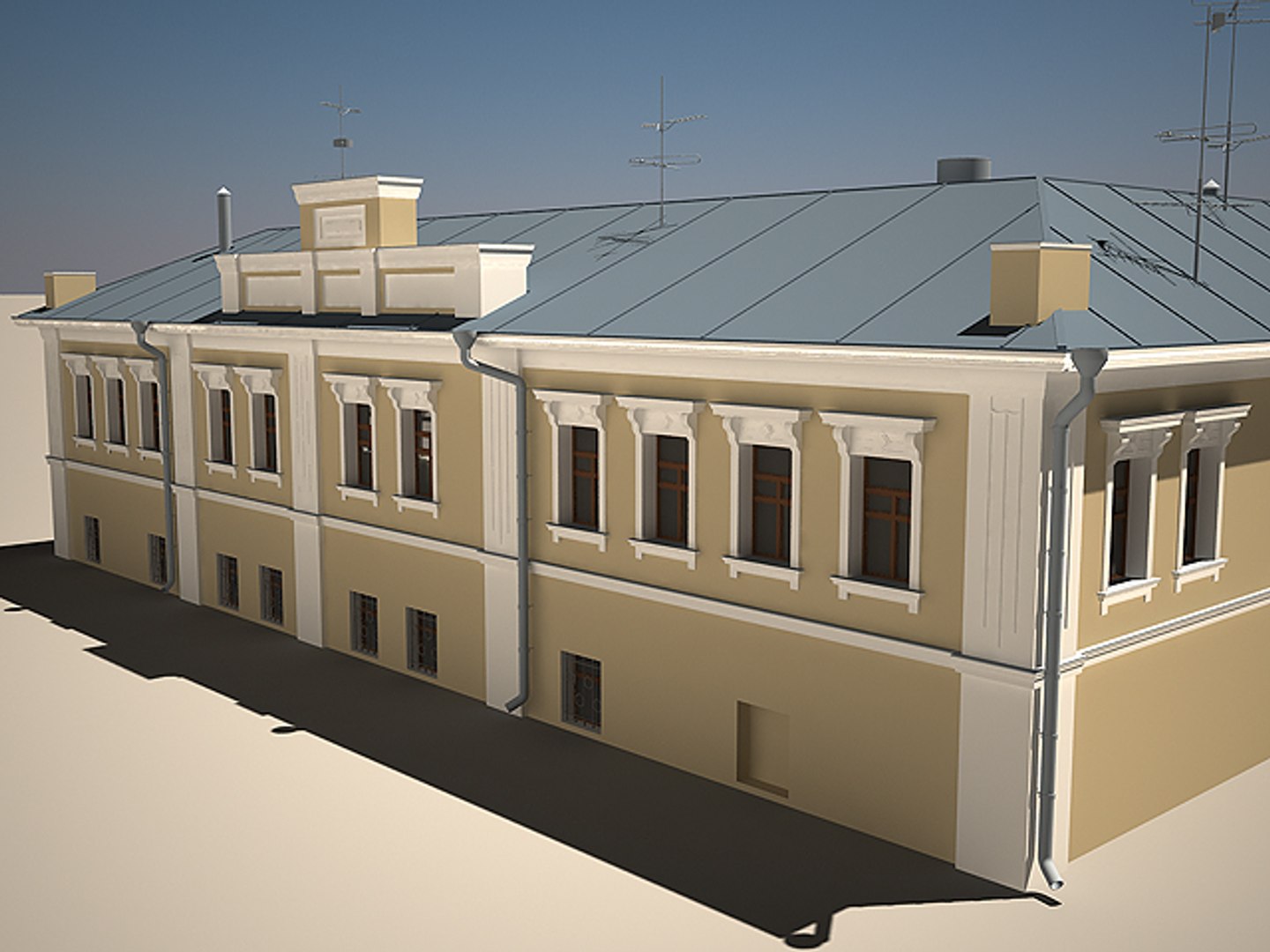 Real Old Building 3d Max