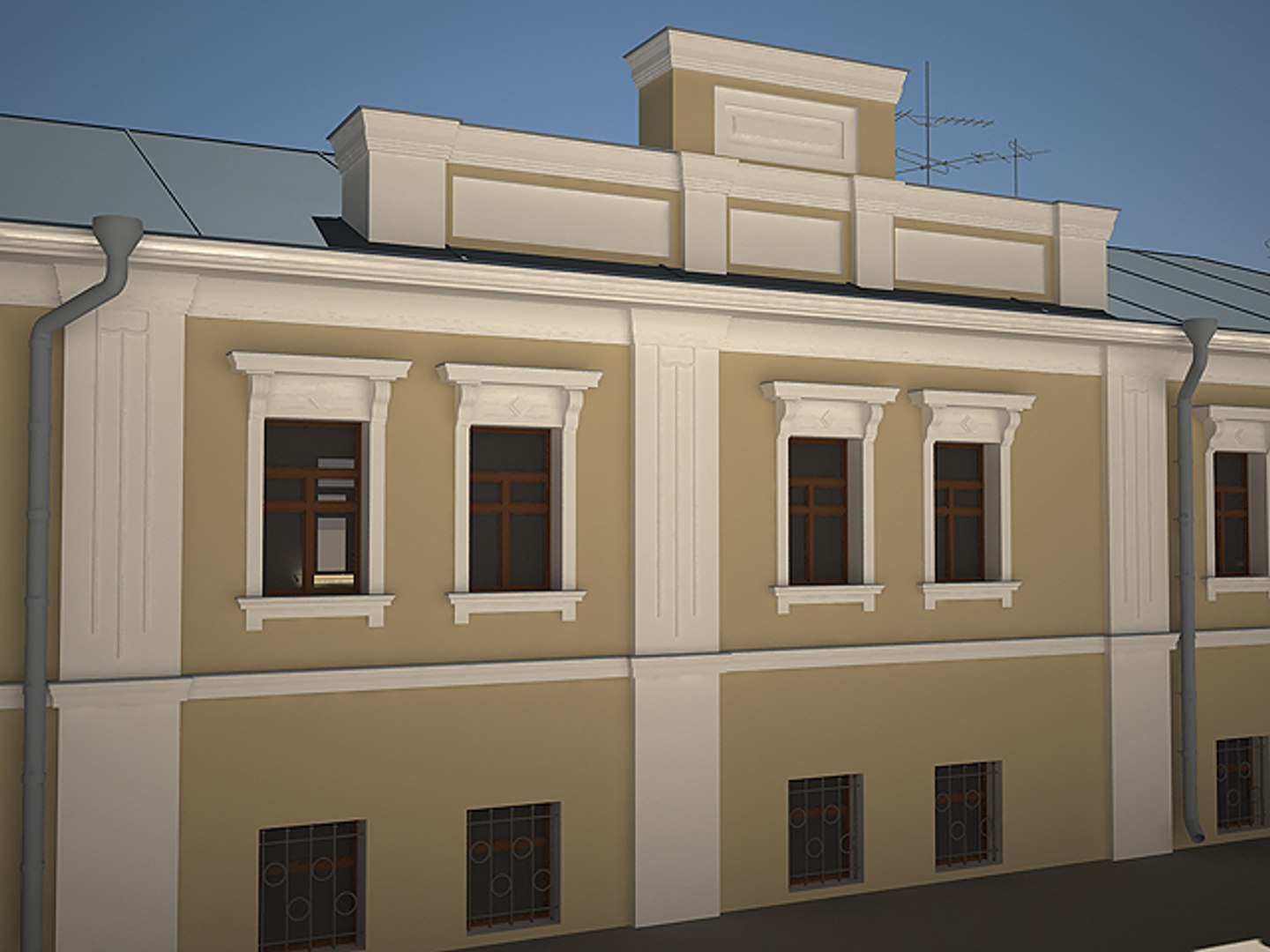 Real Old Building 3d Max