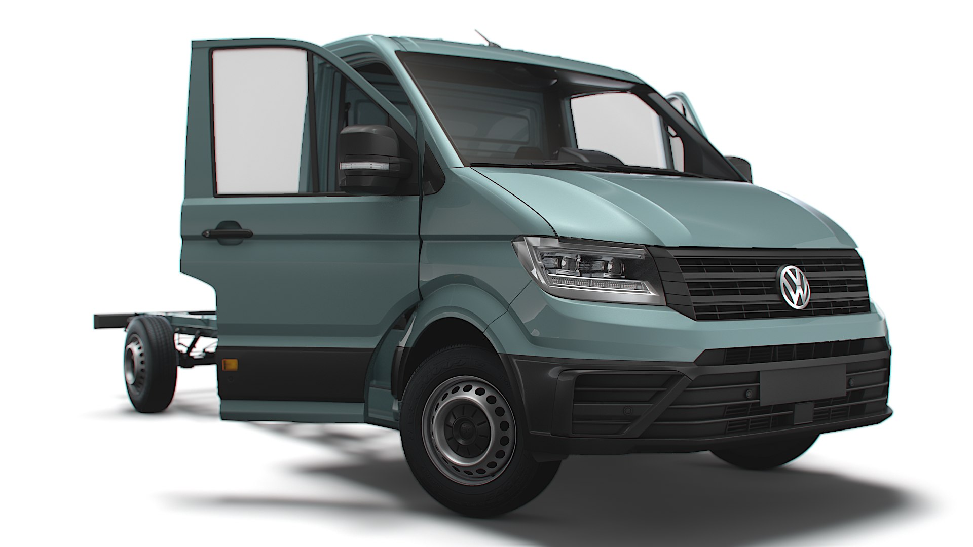 3D model WV Crafter Chassis SingleCab L2 HQInterior 2023 - TurboSquid ...
