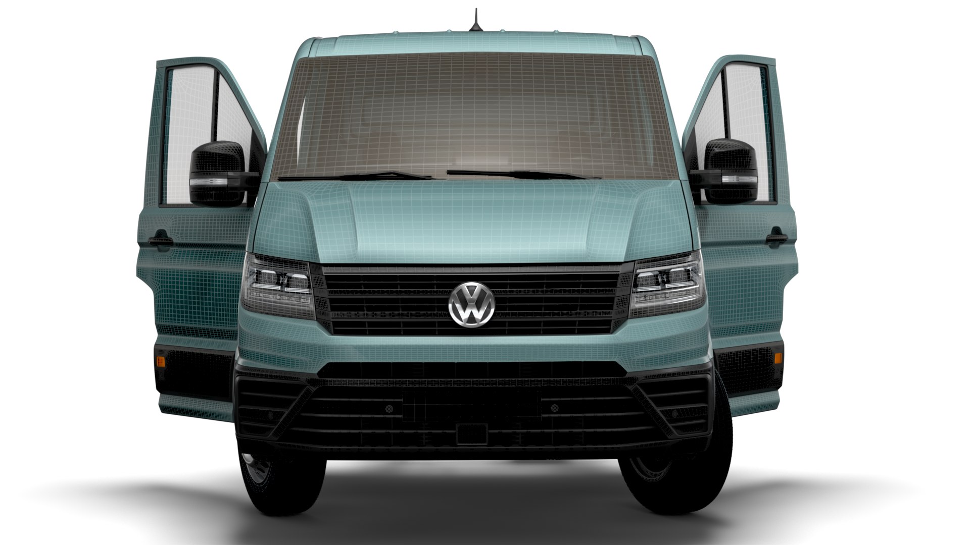 3D model WV Crafter Chassis SingleCab L2 HQInterior 2023 - TurboSquid ...