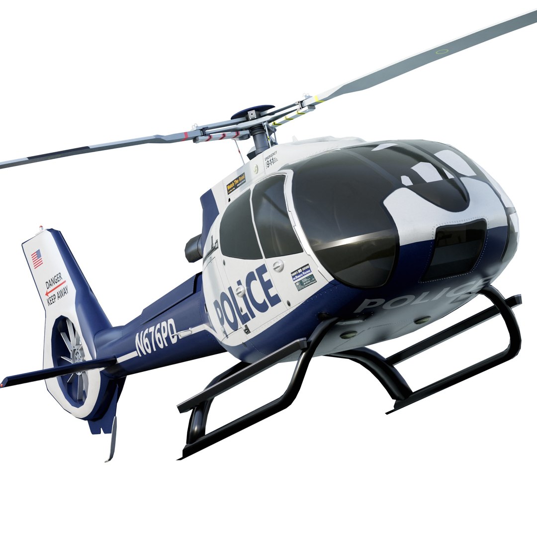 modelo 3d Helicopter Pack EC130-H130 Police 1 Livery - TurboSquid 1919846