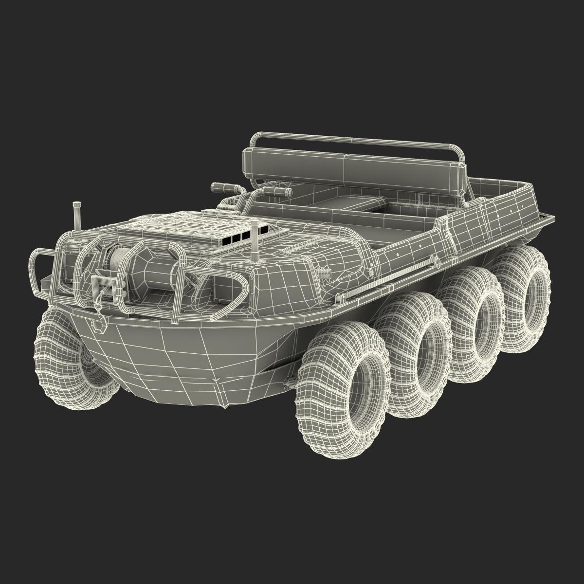 amphibious argo 8x8 v2 obj