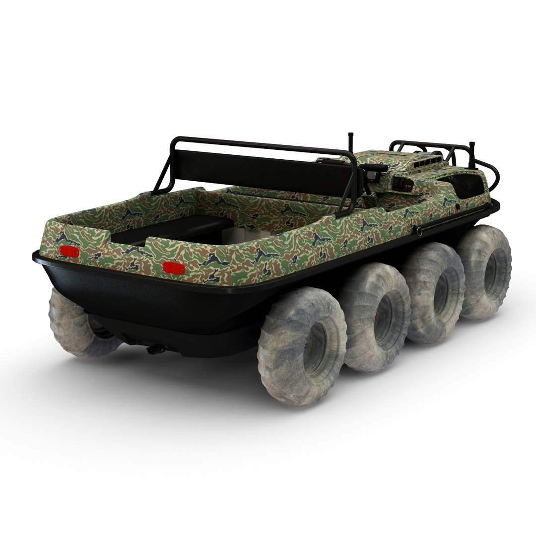 Amphibious Argo 8x8 V2 Obj
