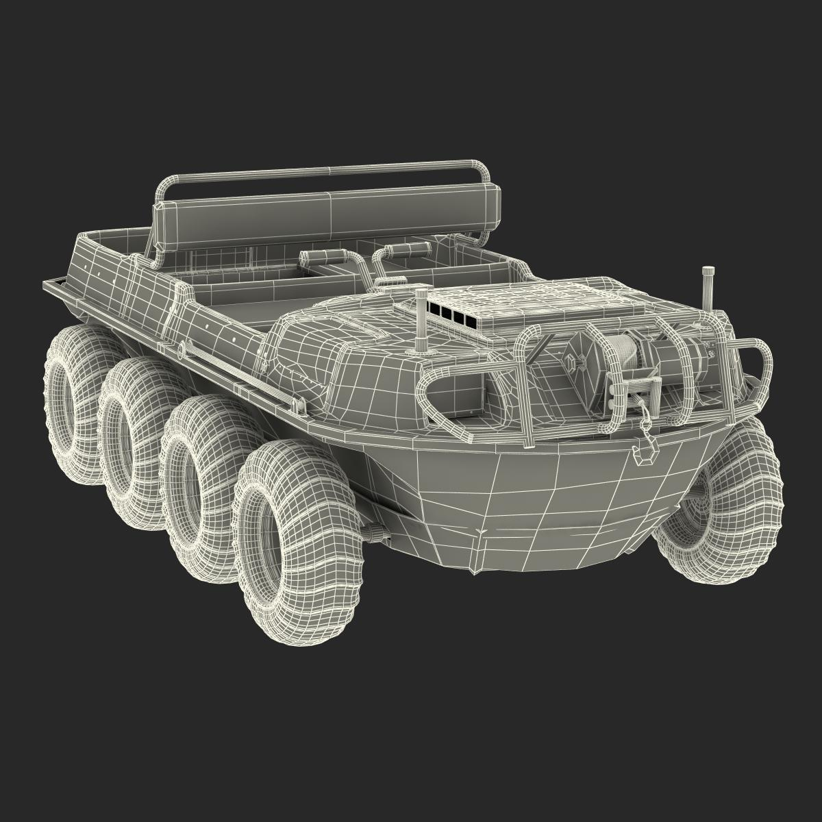 amphibious argo 8x8 v2 obj