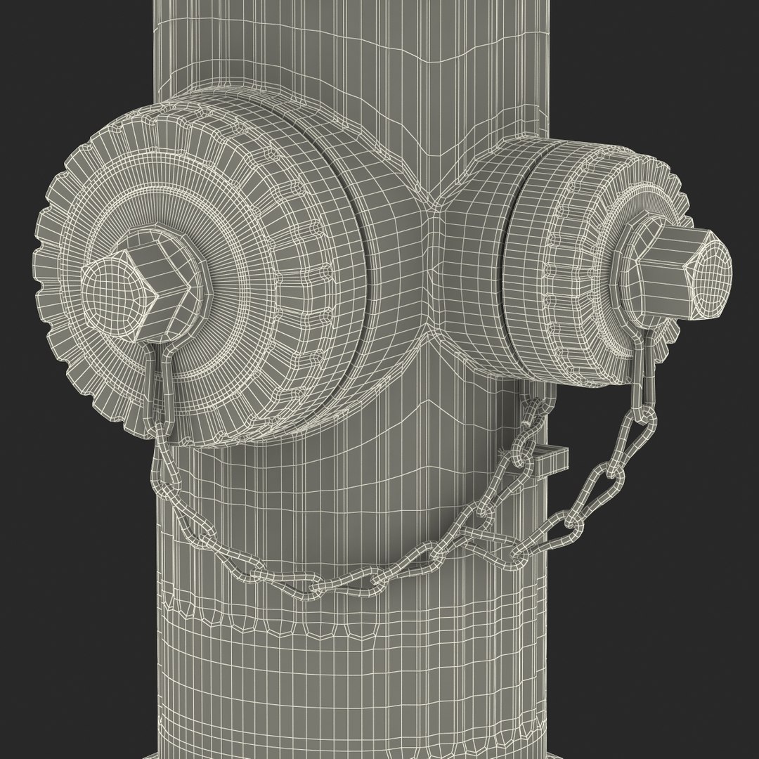 3d hydrant realistic