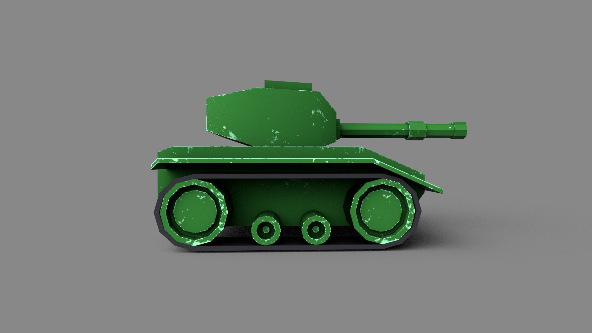 3D Tank Cartoon - TurboSquid 1675723