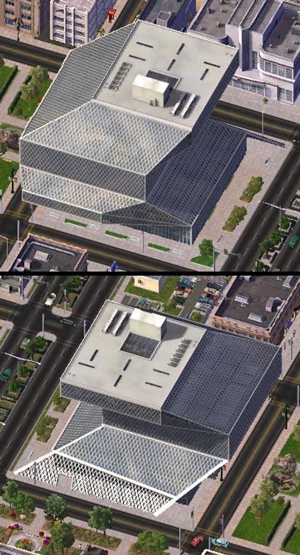 Seattle Public Library 3d Max