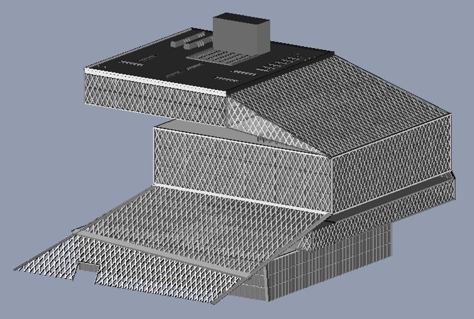Seattle Public Library 3d Max