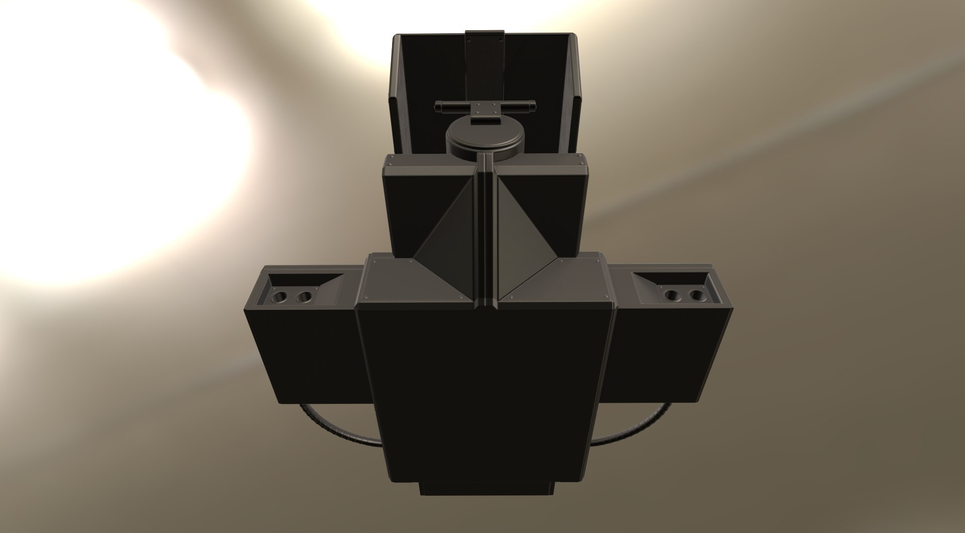 version laser gun module 3d model