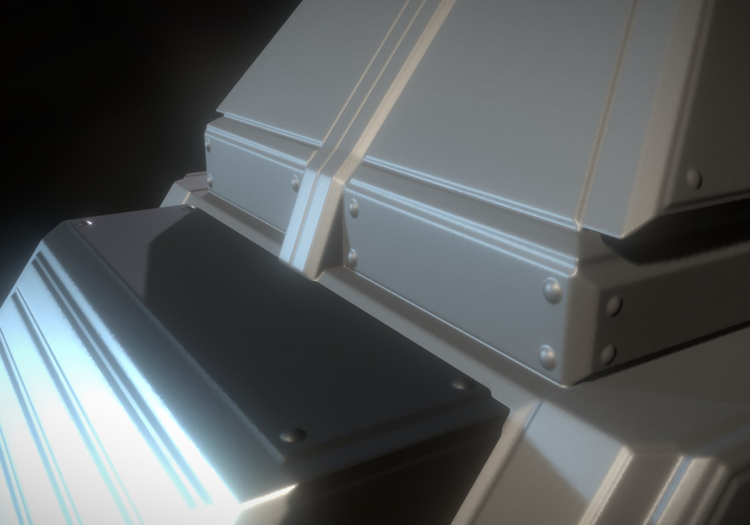 version laser gun module 3d model