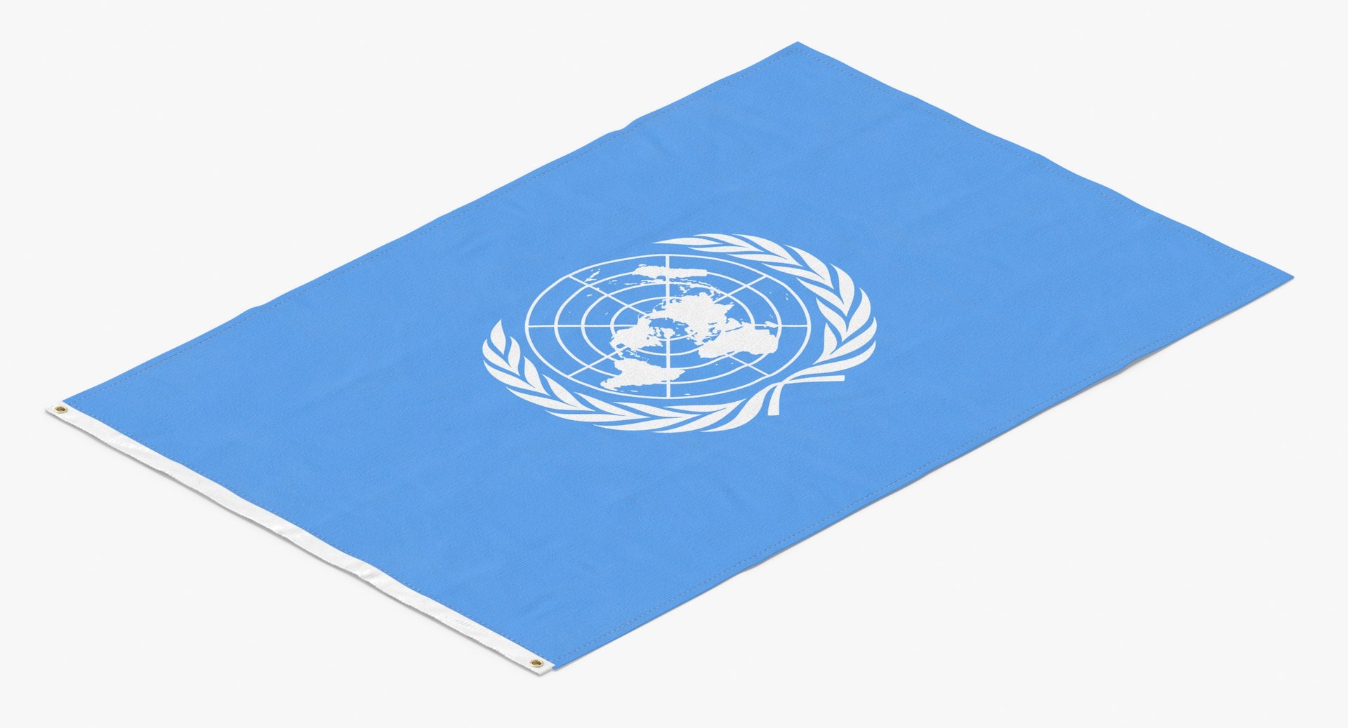 Flag Laying Pose 3D Model - TurboSquid 1573463