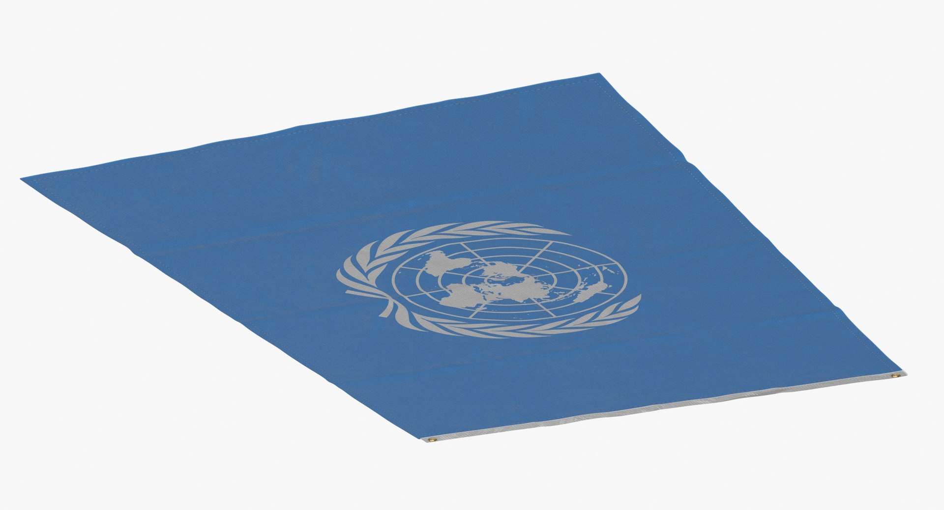 Flag Laying Pose 3D Model - TurboSquid 1573463