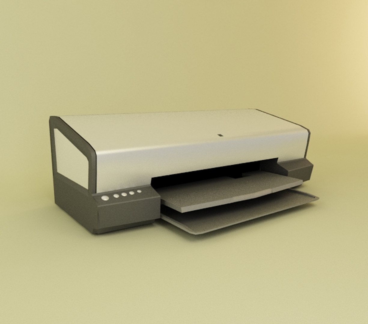 printer office 3d model