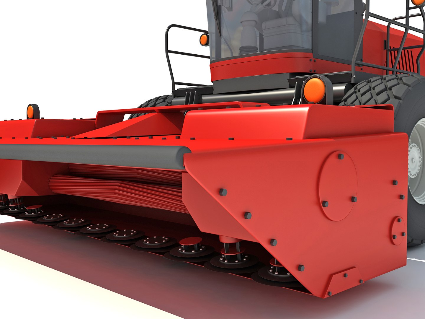 Swather Windrower Harvester Model - TurboSquid 1373790