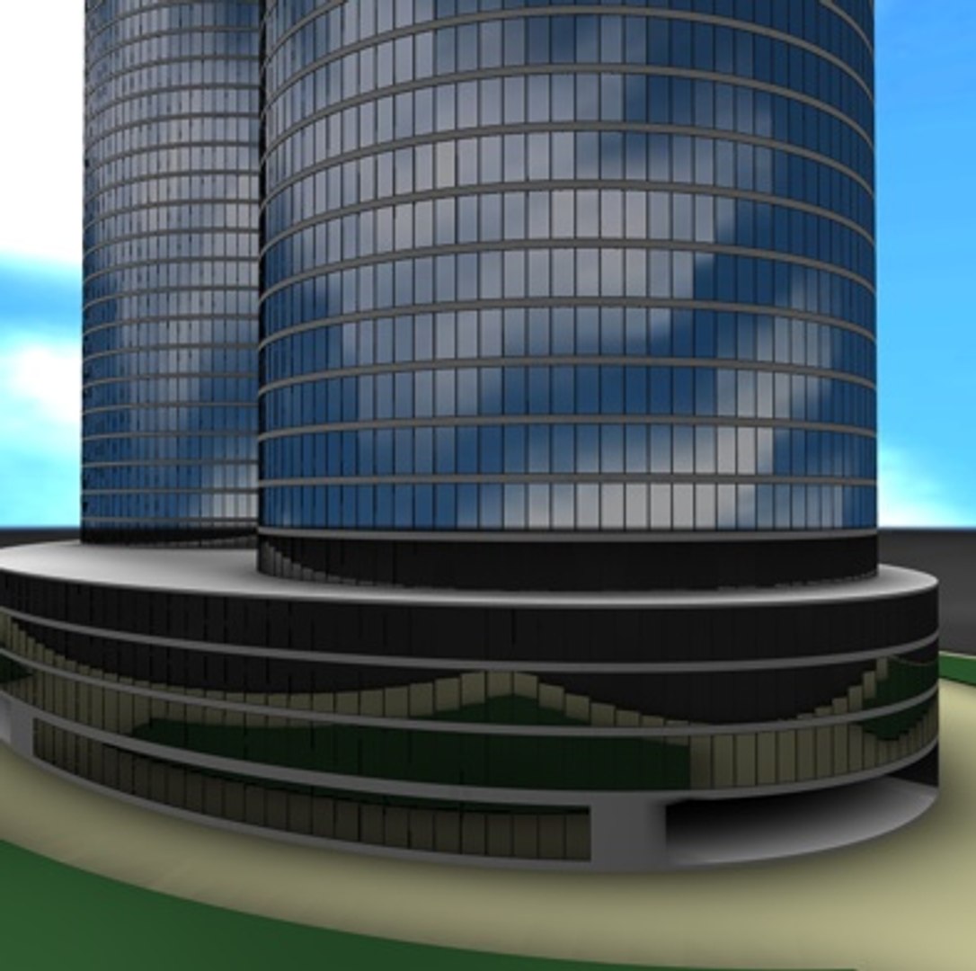 3d model office skyscraper
