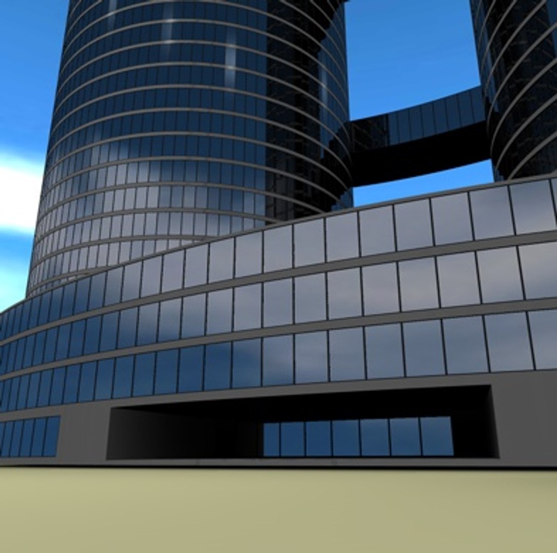 3d model office skyscraper