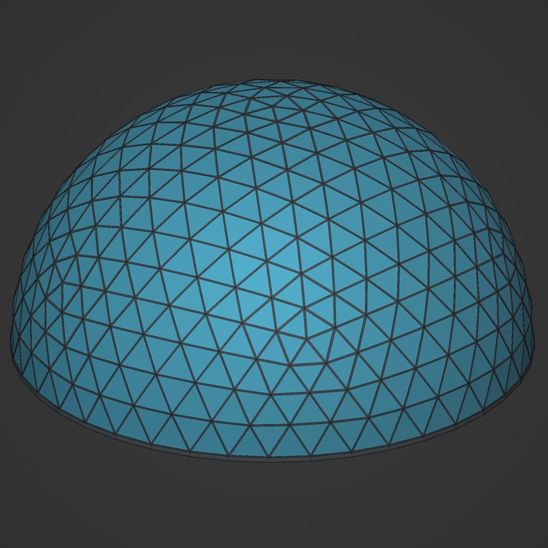 Geodesic Dome 3D Model - TurboSquid 1940544