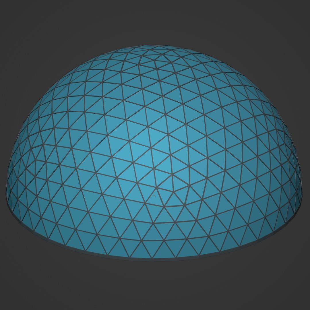 Geodesic Dome 3D Model - TurboSquid 1940544