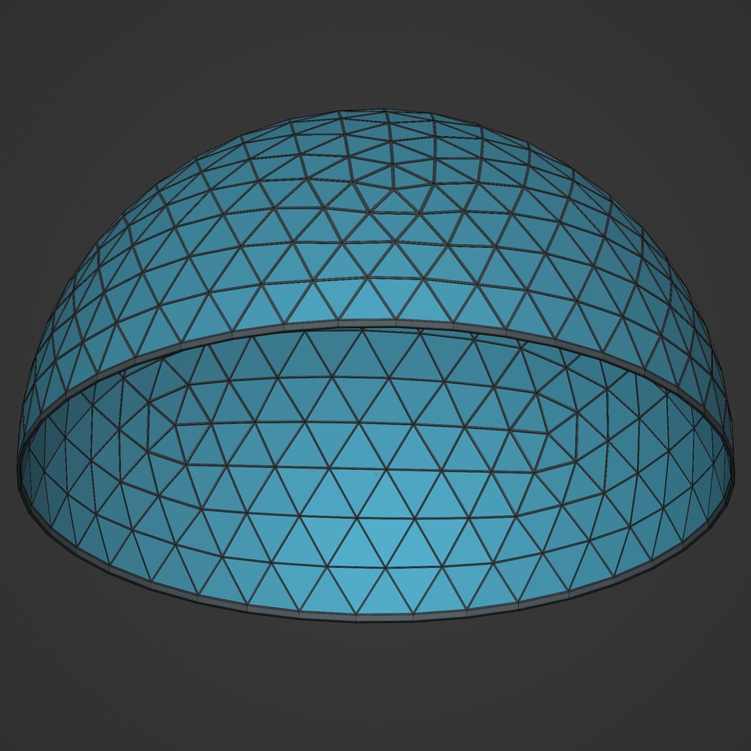 Geodesic Dome 3D Model - TurboSquid 1940544