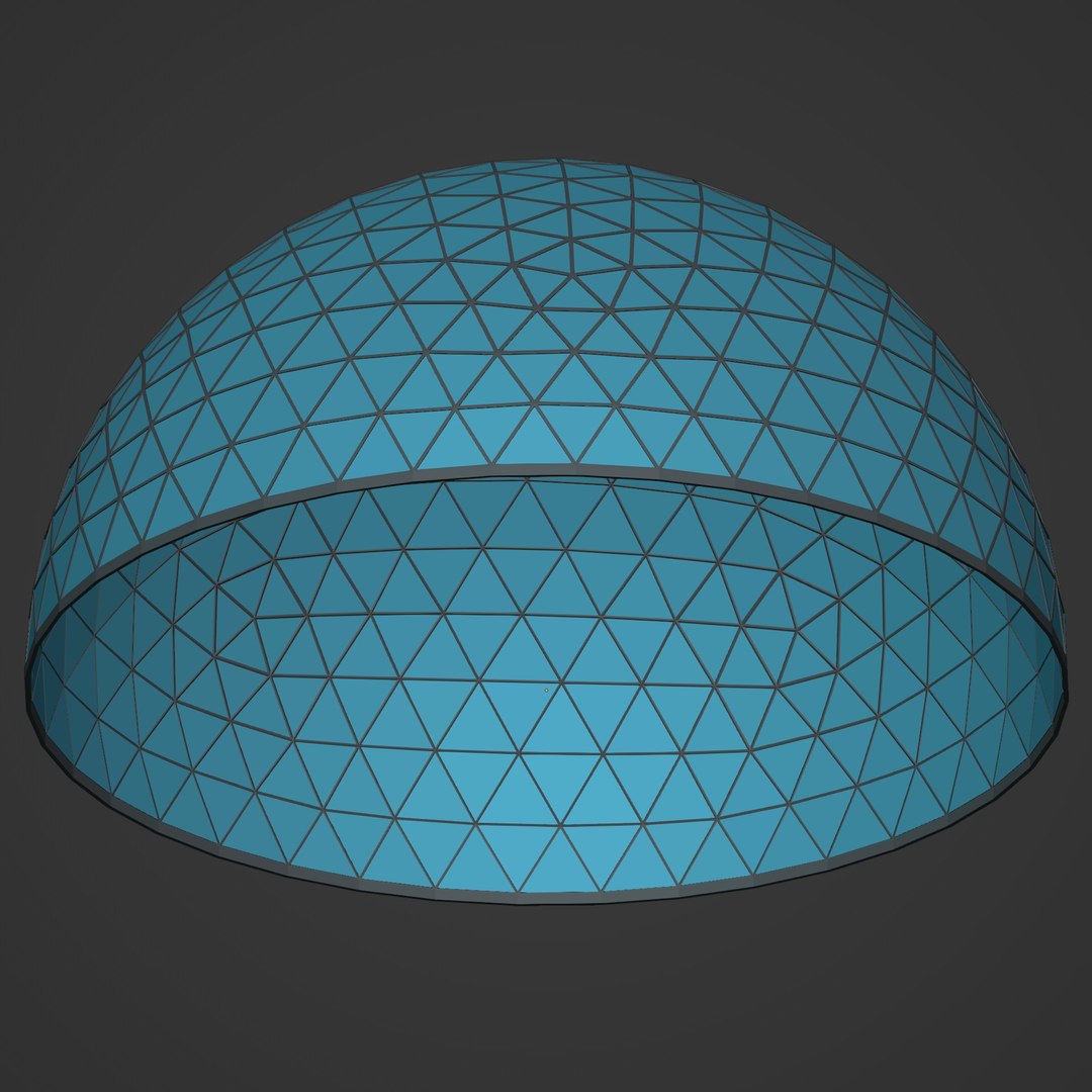 Geodesic Dome 3D Model - TurboSquid 1940544