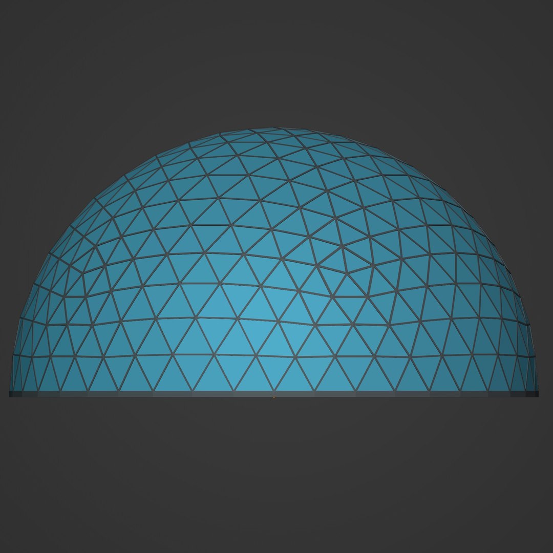 Geodesic Dome 3D Model - TurboSquid 1940544